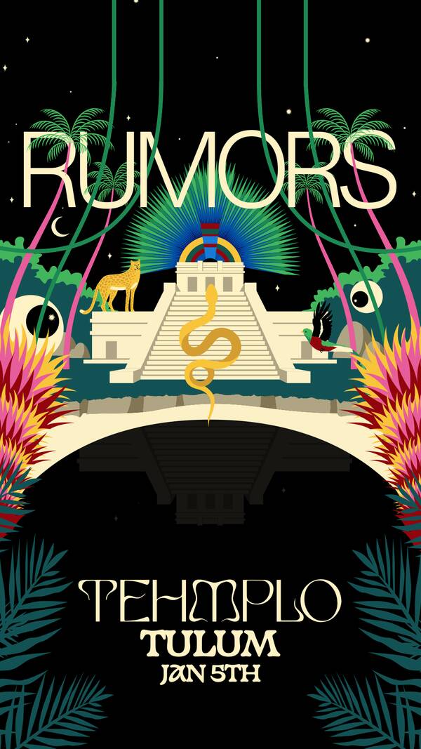RUMORS @ TEHMPLO TULUM Tickets | Tulum | Tulum - Ticket Fairy