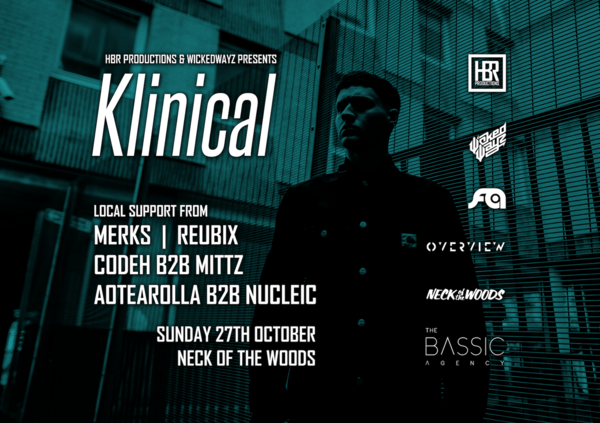 Klinical (UK) Auckland Tickets | Auckland | Neck of the woods - Ticket ...