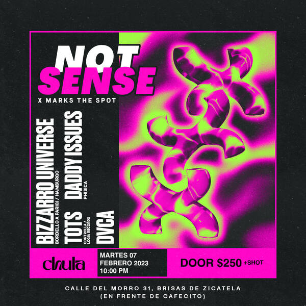 Not Sense w/ Bizzarro Universe Tickets | Playa Zicatela | Chula Puerto ...