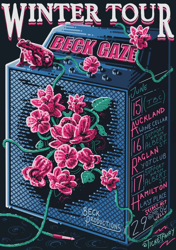 Beck Gaze // Auckland // Winter Tour w support from Lisa Grace's ...