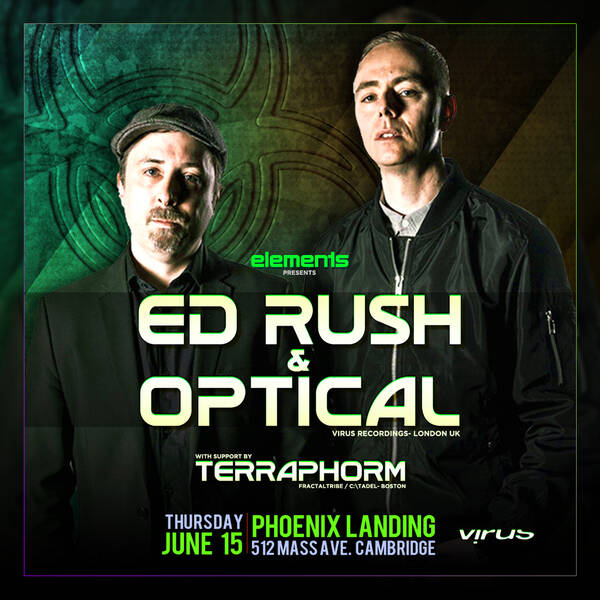 elements w/ Ed Rush & Optical Tickets | Cambridge | The Phoenix Landing ...