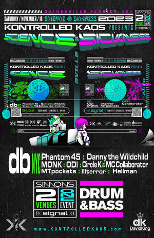 Kontrolled Kaos Presents: Science & Sickness Tickets | Gainesville | 8 ...