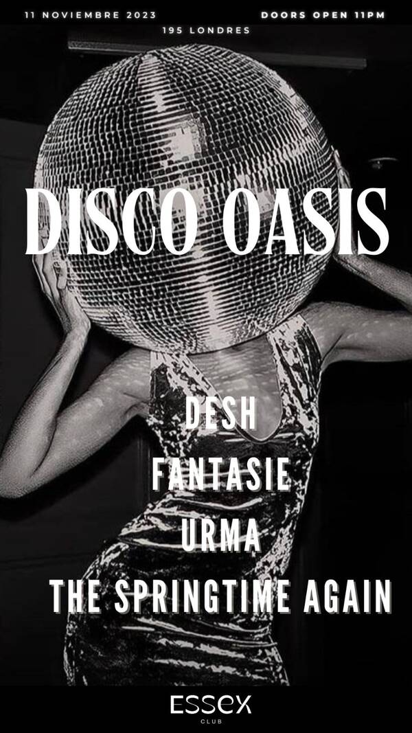 Disco Oasis @ Essex Tickets | Juarez | Essex - Ticket Fairy