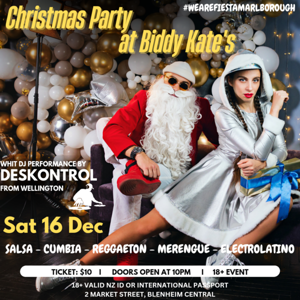 Christmas Party at Biddy Kates Tickets | Blenheim | Biddy Kates Cafe ...