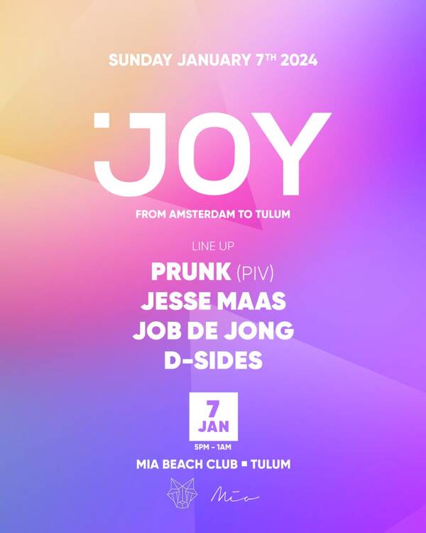 JOY TULUM Tickets | Tulum | Mia Restaurant & Beach Club - The Ticket Fairy