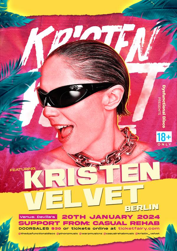 Kristin Velvet at Deville's Nelson Tickets | Nelson | DeVille - Ticket ...