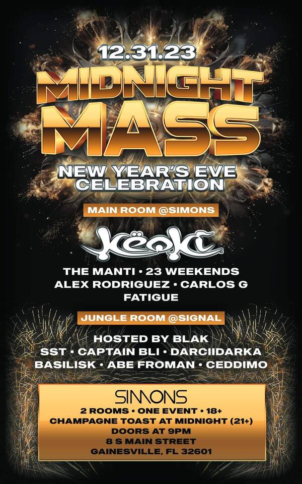 NYE @ Simons & Signal Tickets | Gainesville | Simons - Ticket Fairy