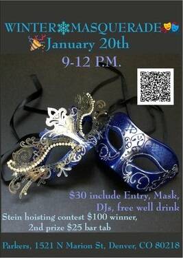 Winter Masquerade Party Tickets | Denver | Parkers - Ticket Fairy