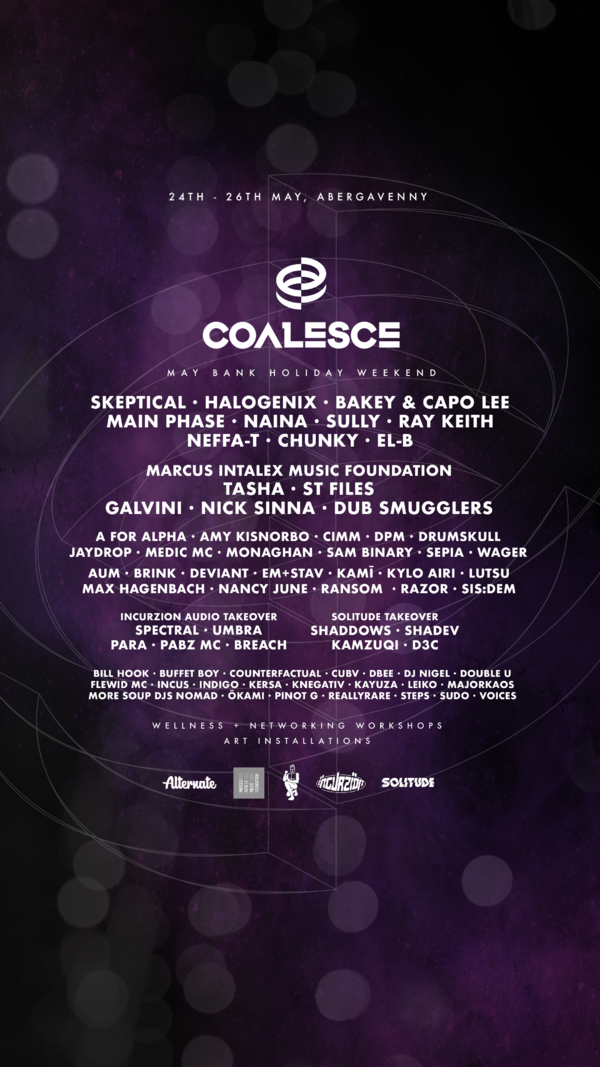 Coalesce Festival 2024 Tickets | Abergavenny | Three Pools - Ticket Fairy