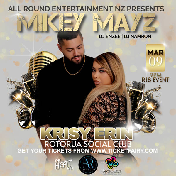 "Mikey Mayz & Krisy Erin" Live Rotorua Social Club Tickets | Rotorua | Rotorua Social Club ...