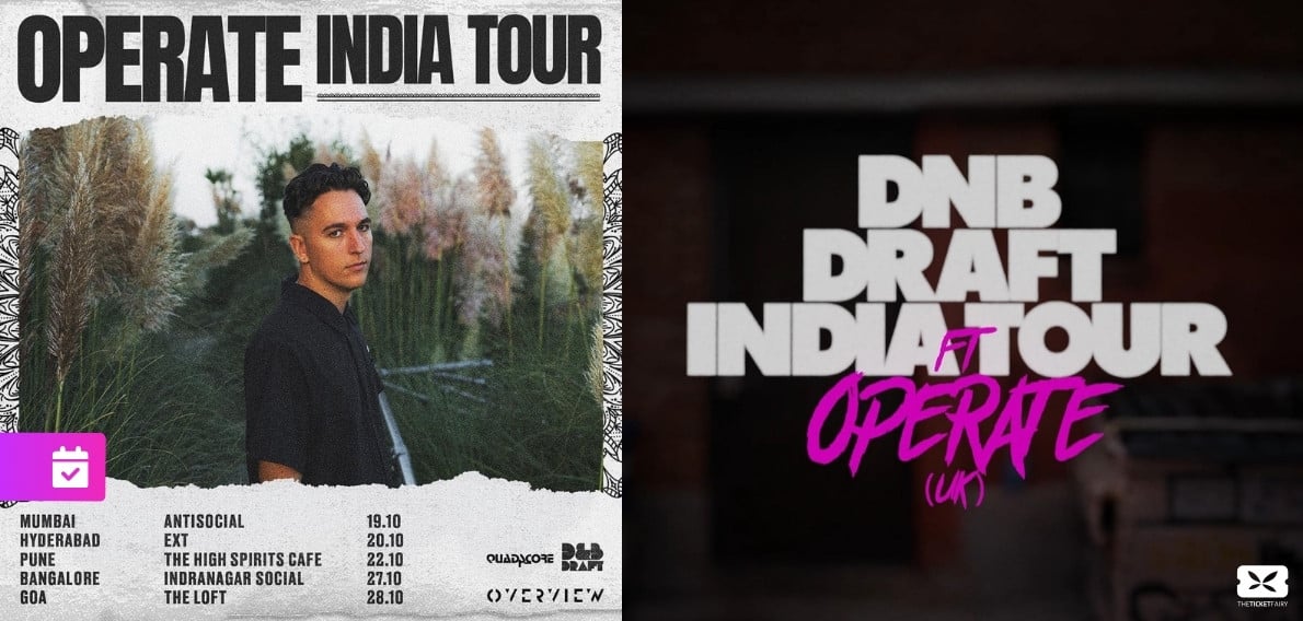 UK-Based DnB DJ Operate to Kick off His India Tour 2023
