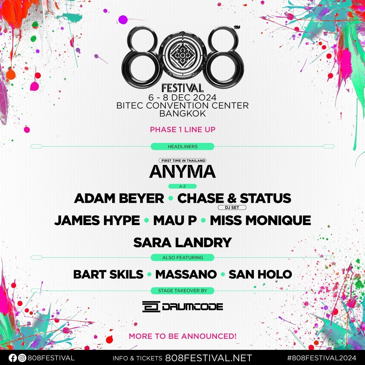 808 Festival 2025 Reveals Phase One Line-up