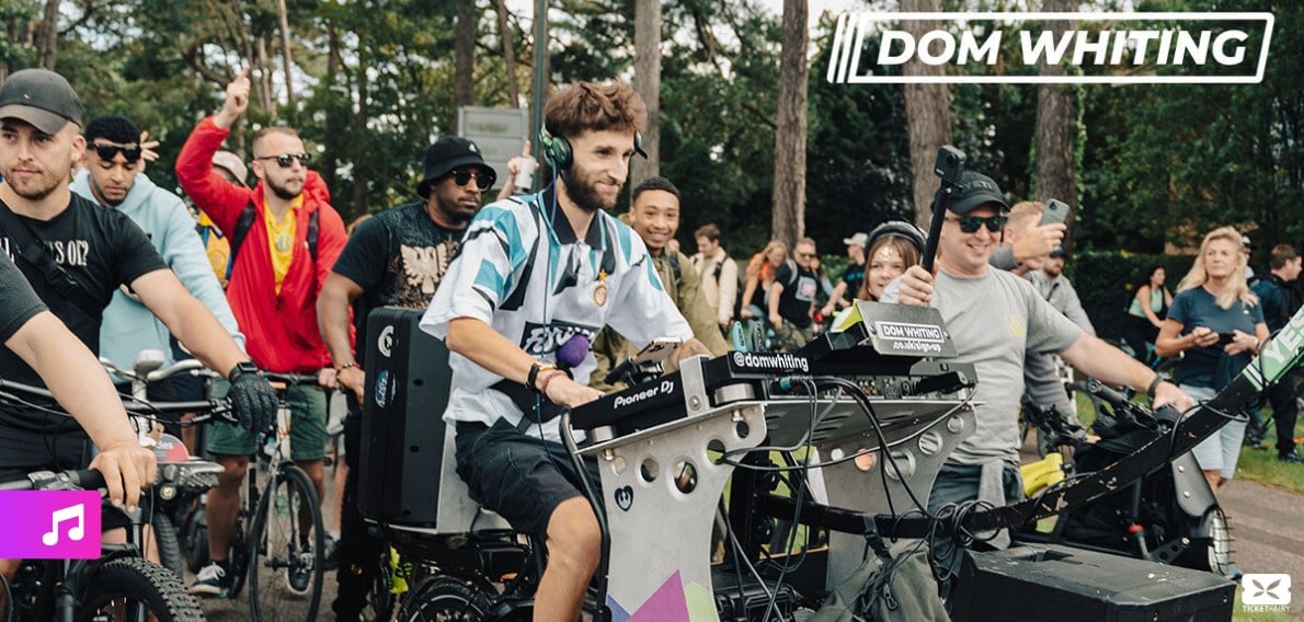 Dom Whiting Announces Drum & Bass On The Bike for Australia